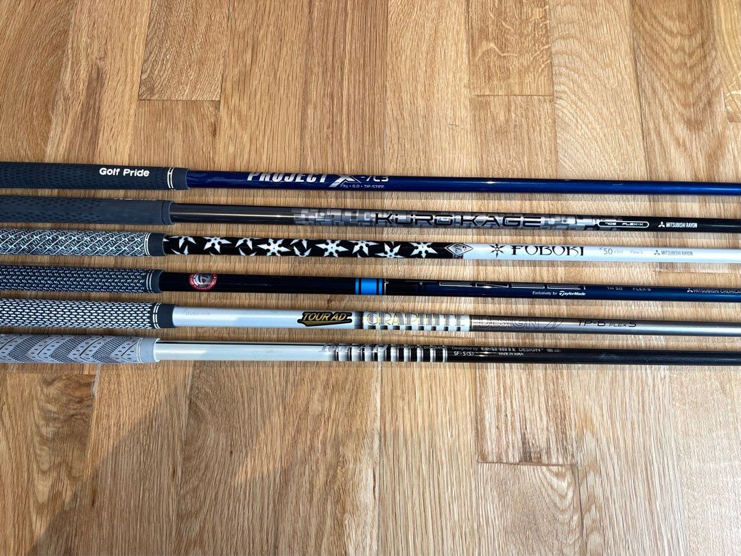 Golf Shafts various., Sports Equipment, Sports & Games, Golf on Carousell