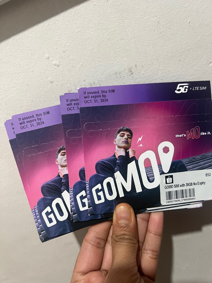 Gomo sim with 30gb no expiry, Mobile Phones & Gadgets, E-Readers on ...