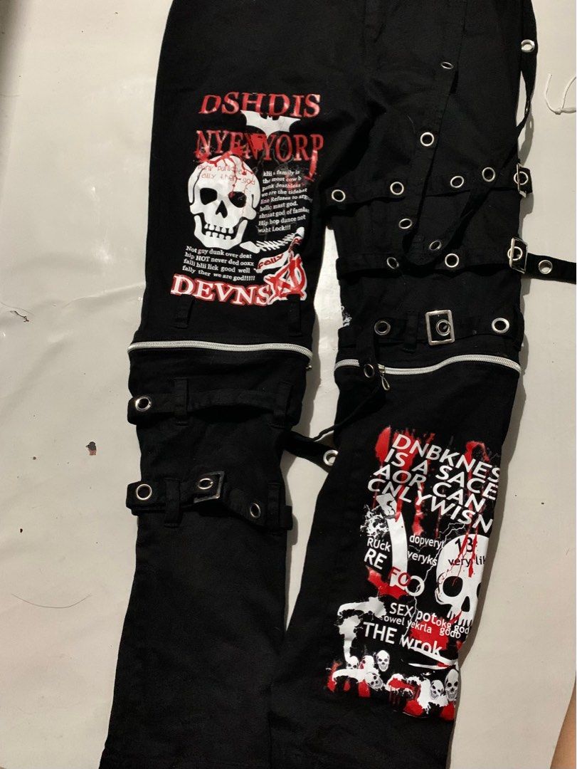 GOTH GOTHIC EMO PUNK GRUNGE ALT TRIPP NYC MADPUNKS GLP VIBES PANTS ...