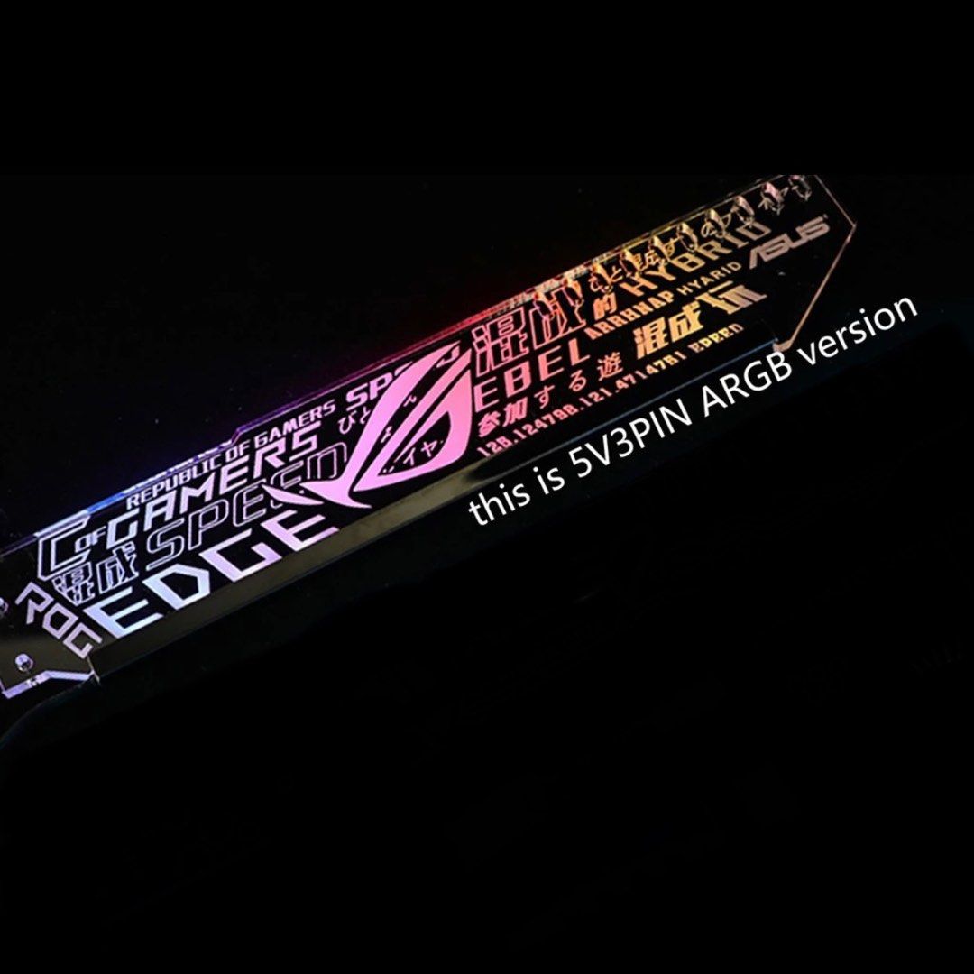 GPU STAND / SUPPORT / HOLDER / ROG STRIX RTX 3080 / ARGB WITH REMOTE ...