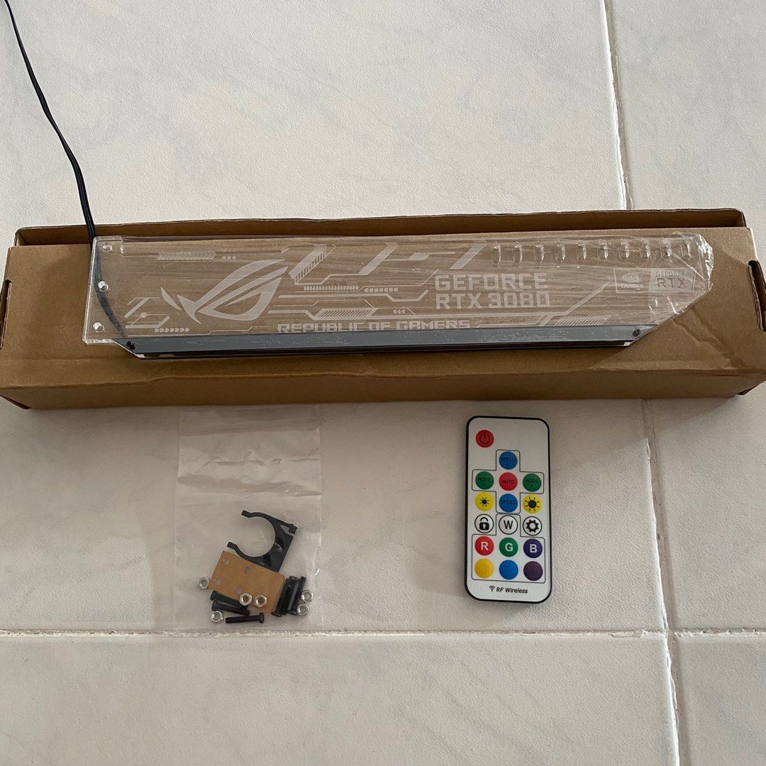 GPU STAND / SUPPORT / HOLDER / ROG STRIX RTX 3080 / ARGB WITH REMOTE ...