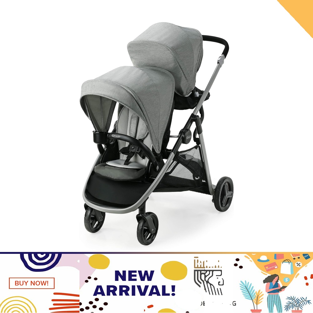 Graco Ready2Grow LX 2.0 Double Stroller, Clark (New Model) (Clark ...
