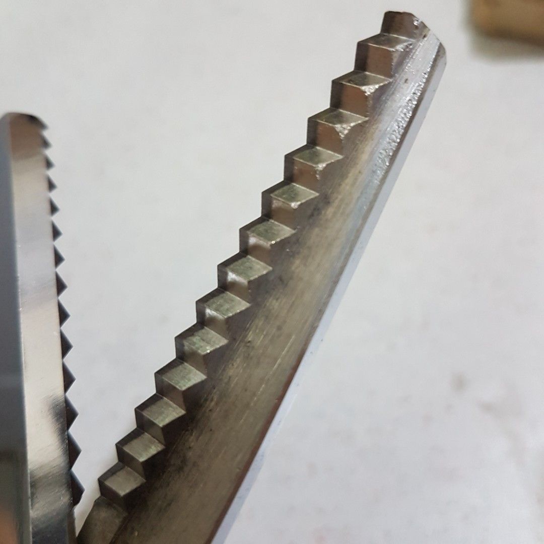 Gunting bahan kain gerigi zig zag asli jadul Canary asli Jepang full ...