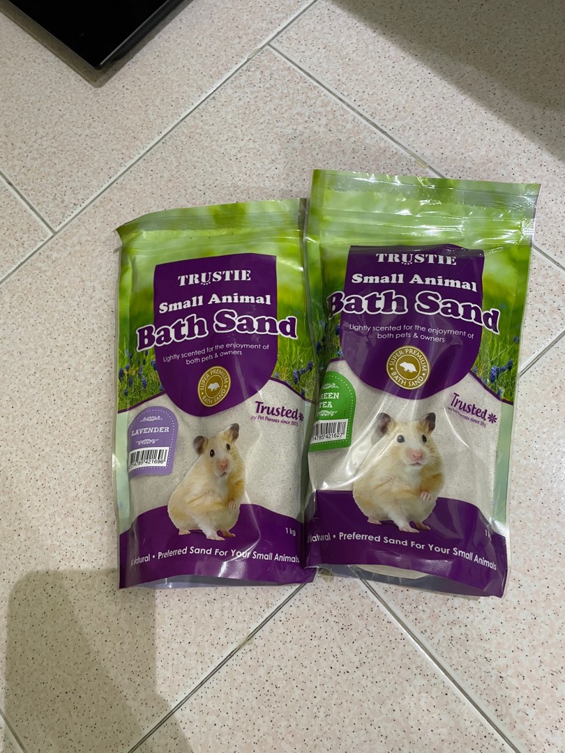 Hamster Bath Sand, Pet Supplies, Health & Grooming on Carousell