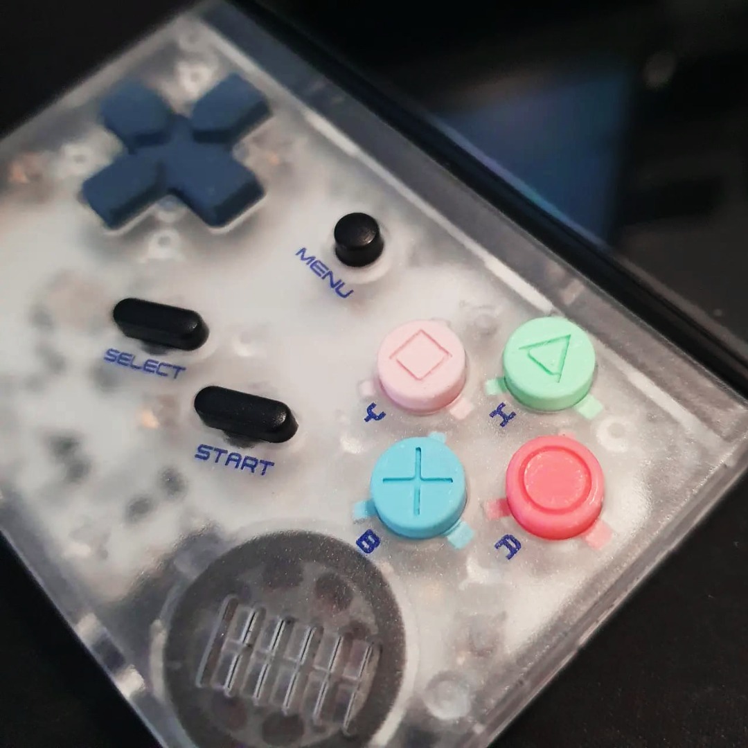 "Happy Pills" Anbernic RG35XX Custom 3D Printed PLA Colorful PS1 ...