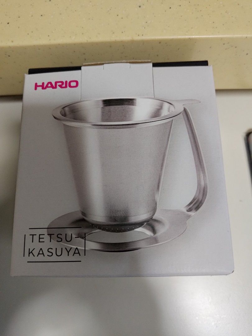 Hario Tetsu Kasuya KDD02 Double Stainless Dripper, TV & Home Appliances ...