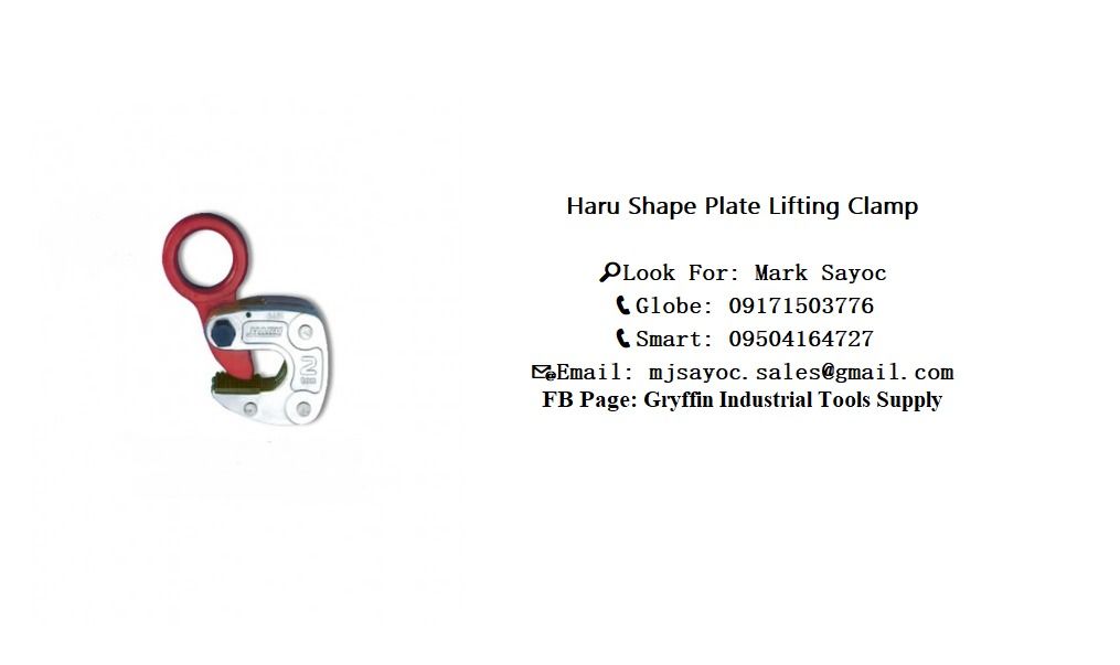 Haru Shape Plate Lifting Clamp, Commercial & Industrial, Industrial ...