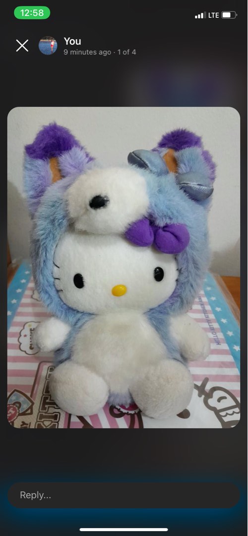 Hello Kitty Fox plush, Hobbies & Toys, Toys & Games on Carousell