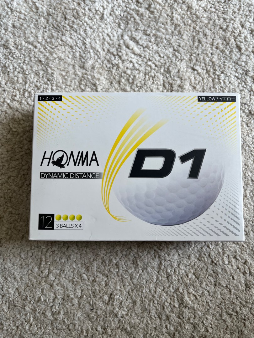 HONMA D1 Golf Ball / Dozen, Sports Equipment, Sports & Games, Golf on Carousell