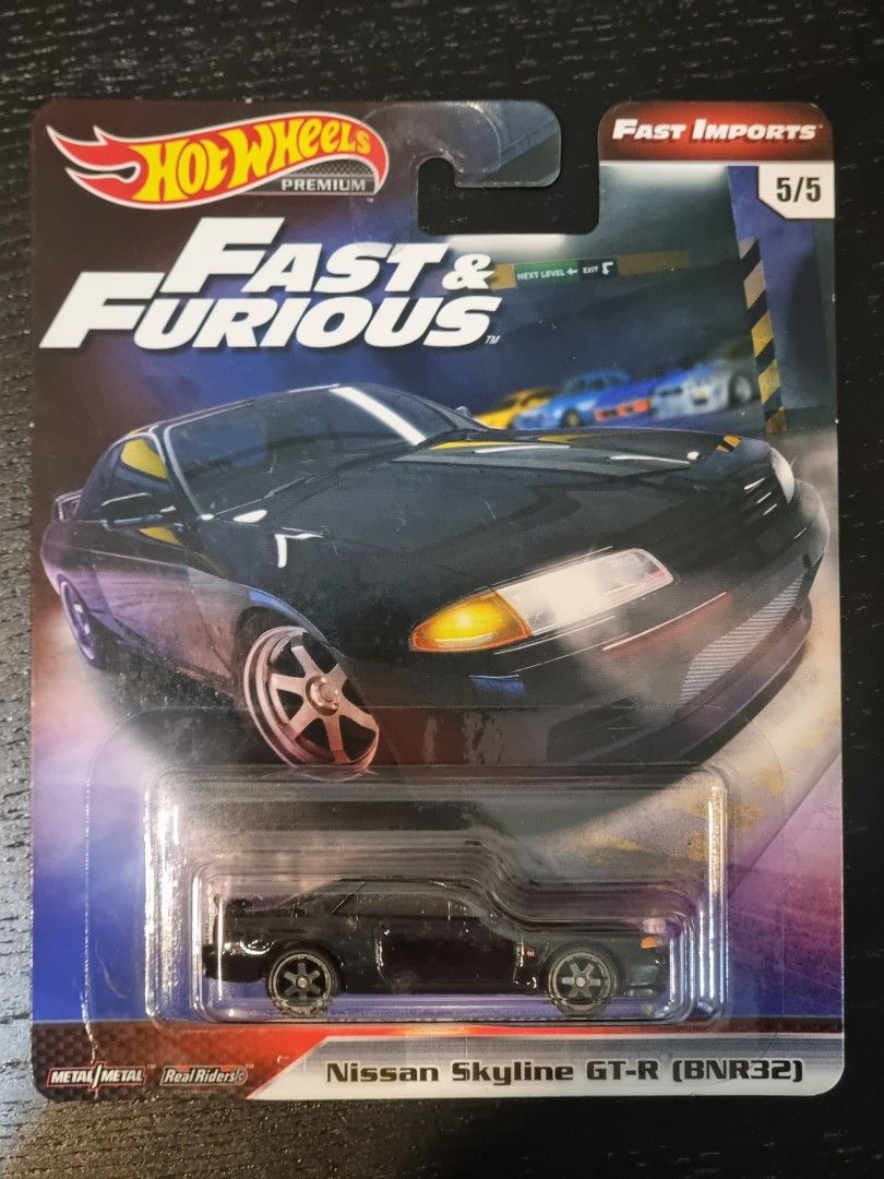 Hot Wheels Fast and Furious Fast Imports 2019 Nissan skyline R34 Nissan ...