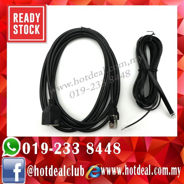 ICOM IC-2730A Fullset Extension Cables/Front Panel & Microphone (3 ...