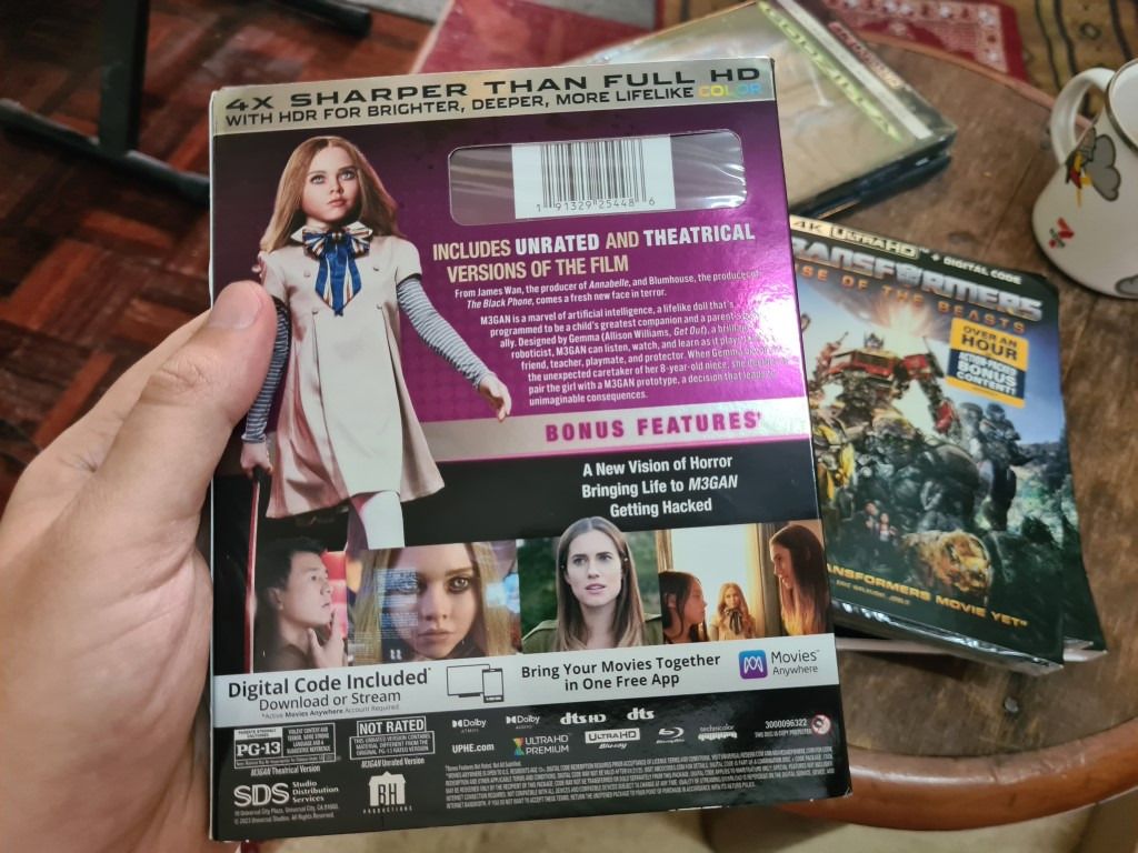IN STOCK MEGAN 4K ULTRA HD + STD BLU RAY W SLIP COVER NEW SEALED ...