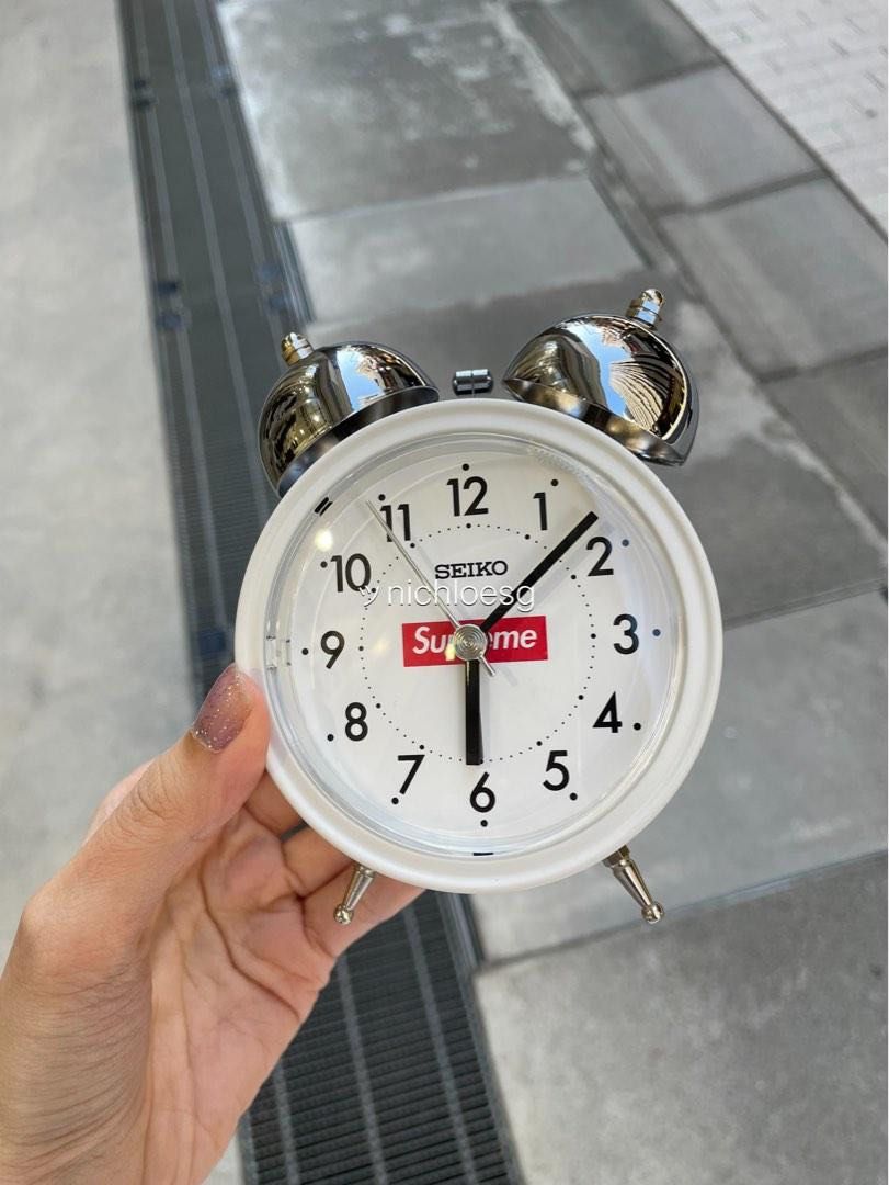 INSTOCK SUPREME X SEIKO ALARM CLOCK, Furniture & Home Living, Home ...