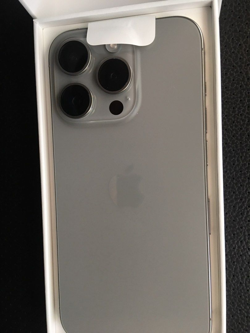 iPhone 15 Pro Natural Titanium 128GB, Mobile Phones & Gadgets, Mobile ...