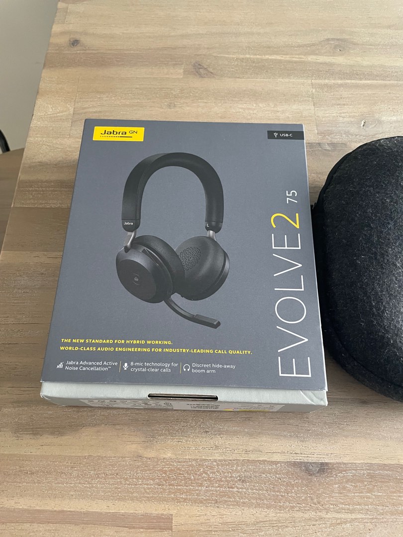 Jabra Evolve 2 75, Audio, Headphones & Headsets on Carousell