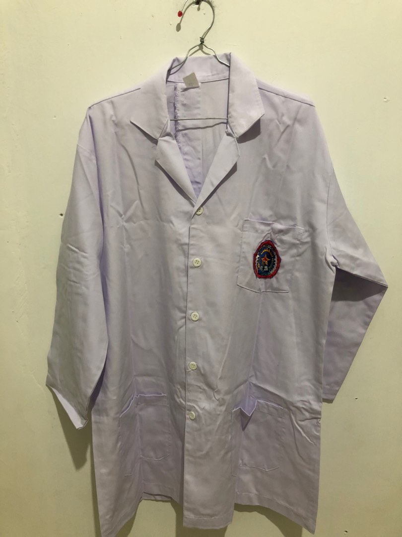 Jas lab SMA SMP, Fesyen Wanita, Pakaian Wanita, Atasan di Carousell