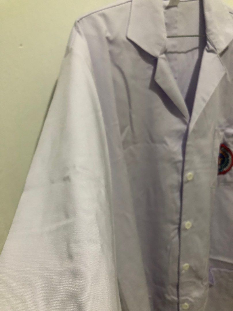 Jas lab SMA SMP, Fesyen Wanita, Pakaian Wanita, Atasan di Carousell