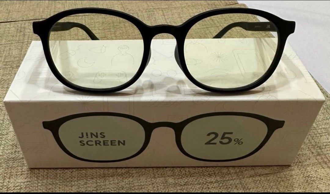 Jins Blue Light Protection Glasses, Women's Fashion, Watches & Accessories, Sunglasses & Eyewear ...