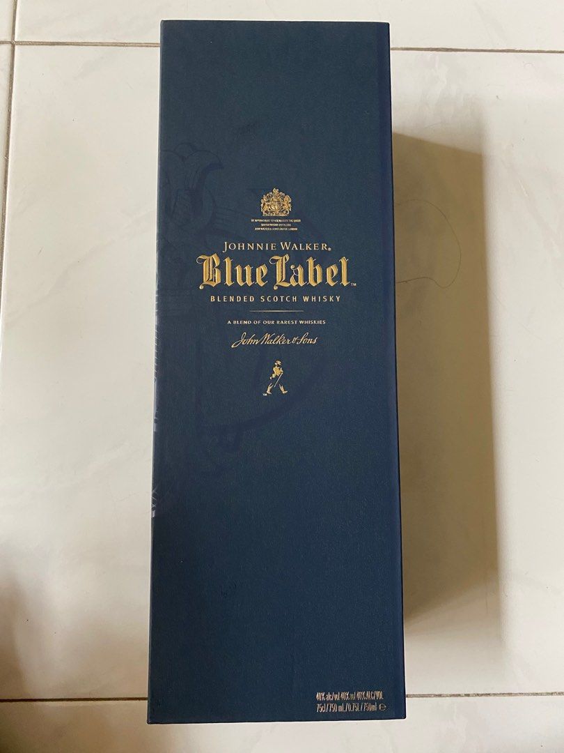 Johnnie Walker Blue Label - Empty Whiskey Bottle, Food & Drinks, Other ...