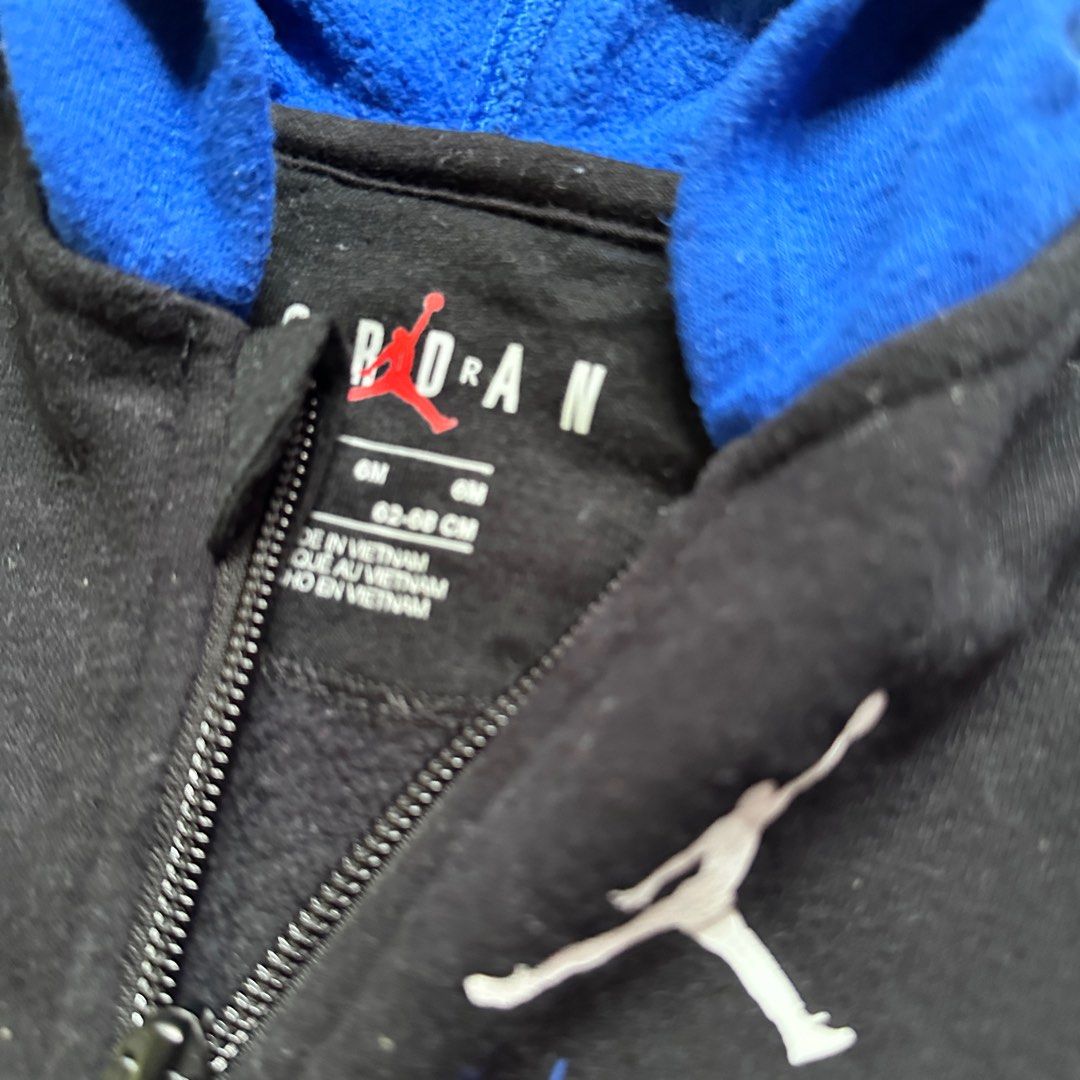Jordan overall hoddie 3-6 months, Babies & Kids, Babies & Kids Fashion ...