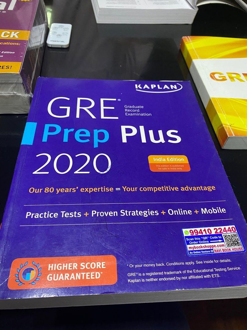 Kaplan GRE prep guide, Hobbies & Toys, Books & Magazines, Textbooks on ...