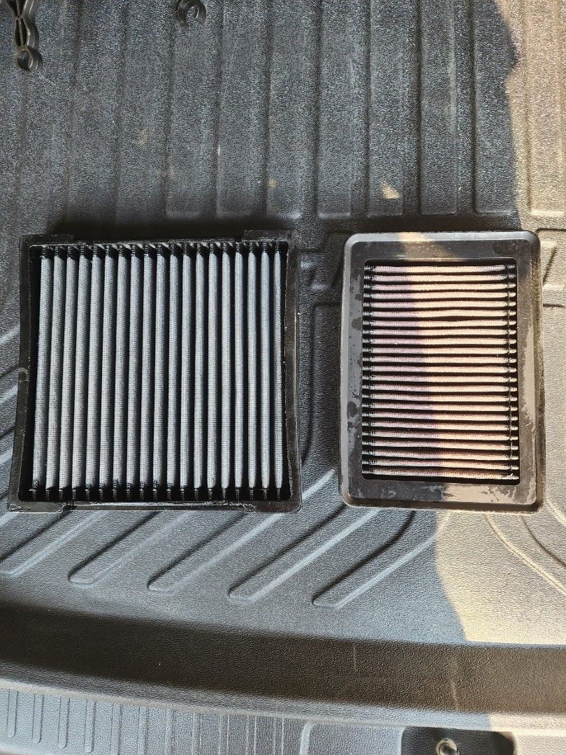 K&N Air filter and aircon filter, Car Accessories, Accessories on Carousell