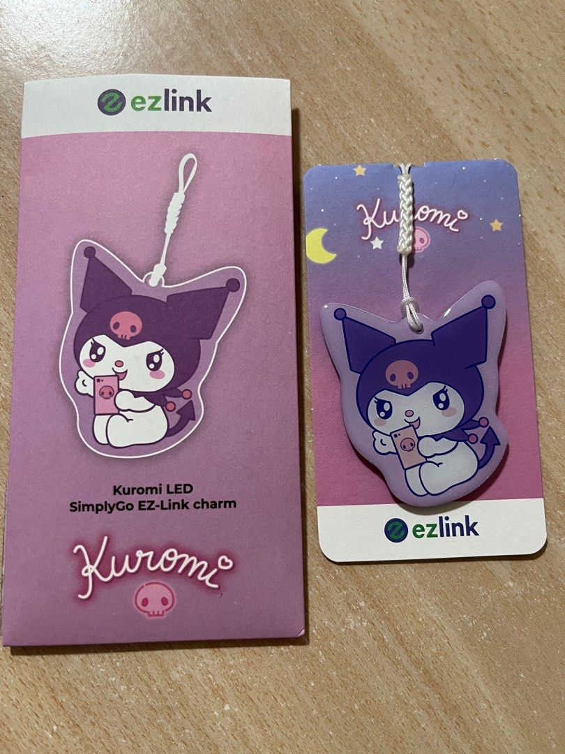 Kuromi LED SimplyGo EZ-Link charm, Hobbies & Toys, Toys & Games on Carousell
