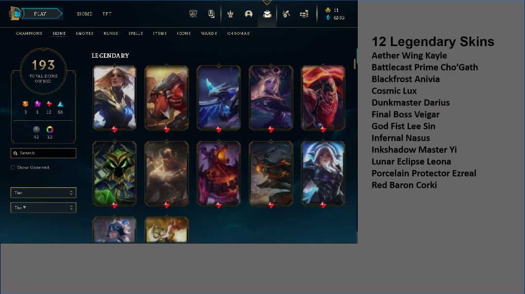 League of Legend Account selling, Video Gaming, Gaming Accessories, In ...