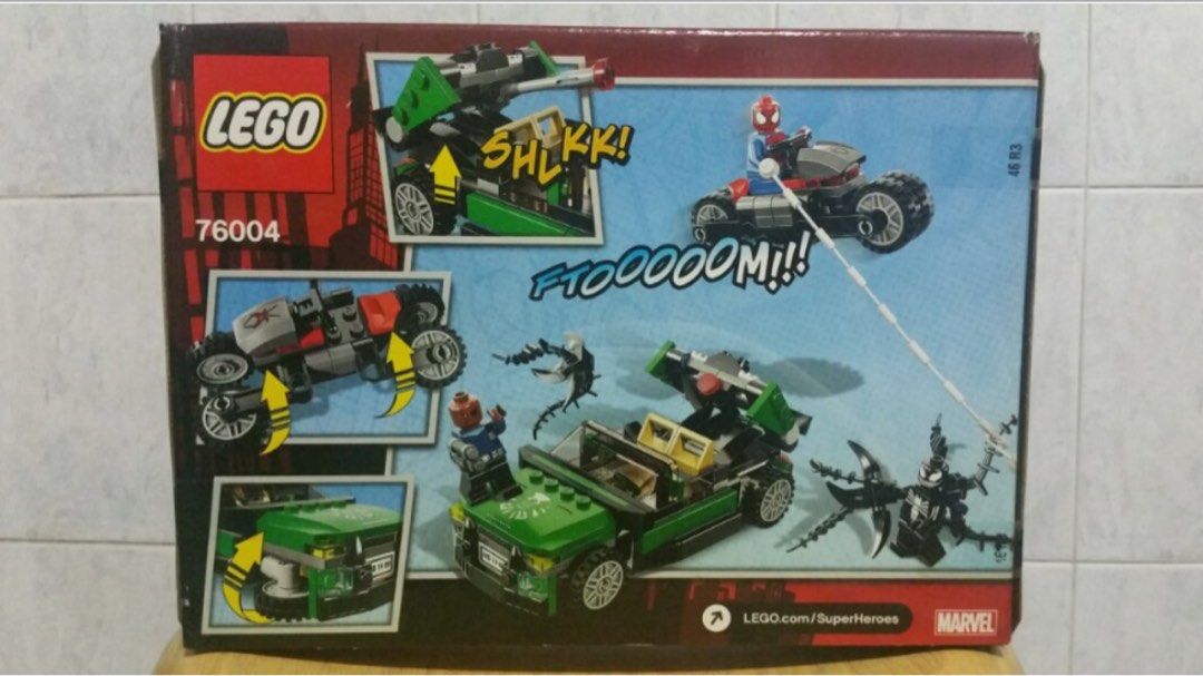 Lego 76004 Spider-Man Spider-Cycle Chase, Hobbies & Toys, Toys & Games ...