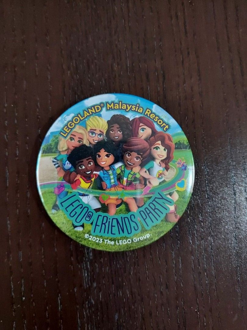 Legoland Malaysia Resort Lego Friends Party Pin Badge, Hobbies & Toys ...