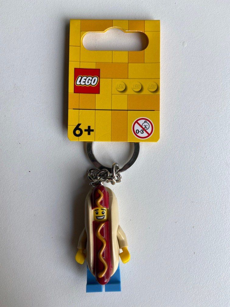 LEGO Sausage man keychain, Hobbies & Toys, Toys & Games on Carousell