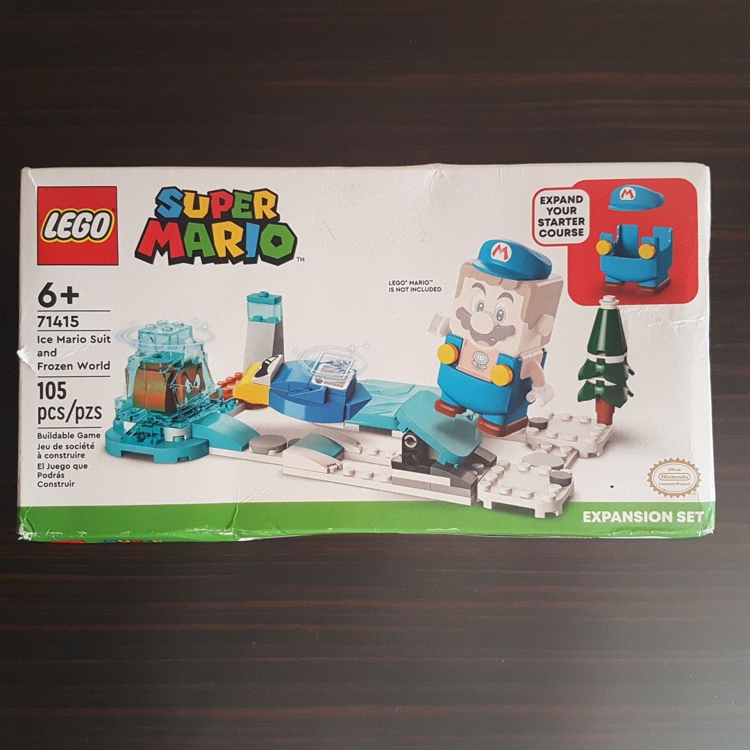 Lego Super Mario Ice Mario Suit and Frozen World Expansion Set, Hobbies ...