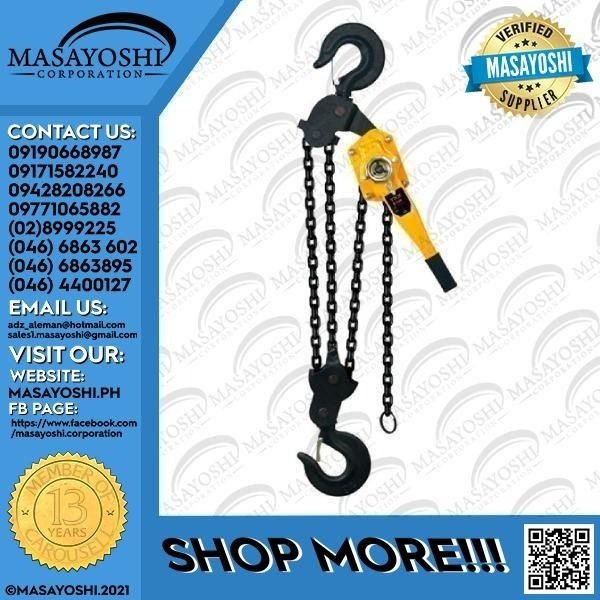 Lever Block Heavy Duty 0.25T x 1.5M | Lifting | Construction Equipment ...