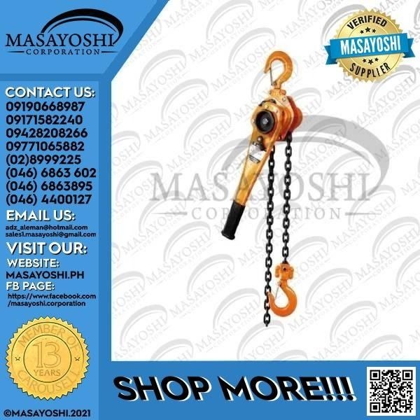 Lever Block Heavy Duty 0.75T x 1.5M | Construction Equipment | Lifting ...