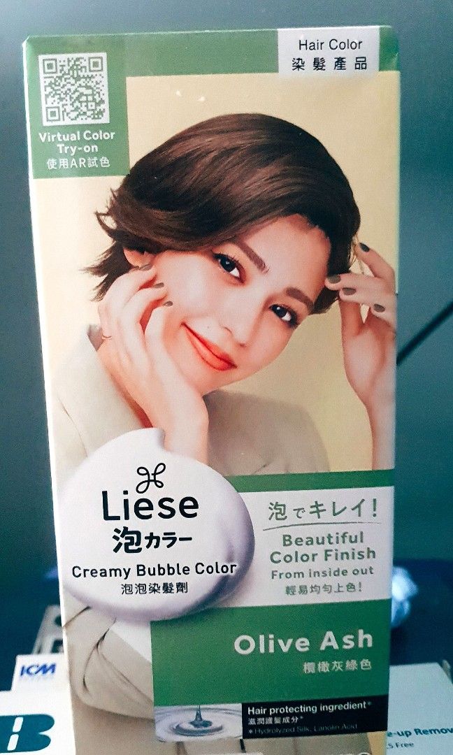 Liese Olive ash coloring /Citron ash, Beauty & Personal Care, Hair on Carousell