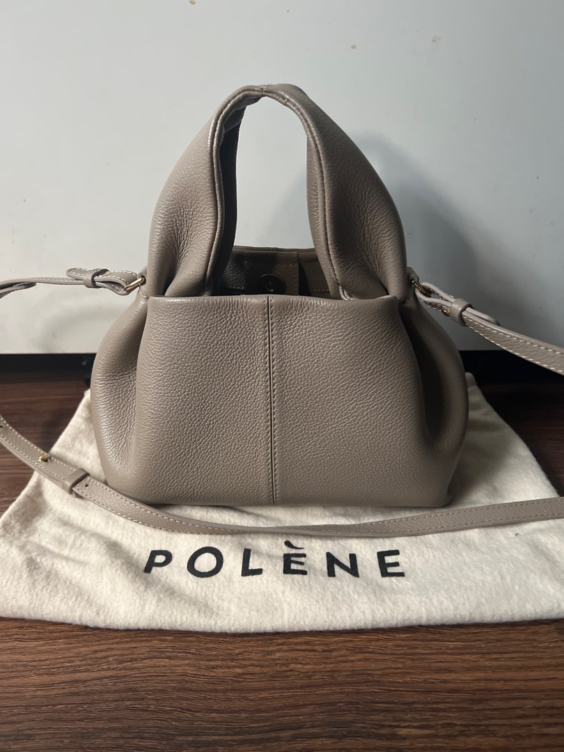 Like new Polene neuf mini taupe, Barang Mewah, Tas & Dompet di Carousell