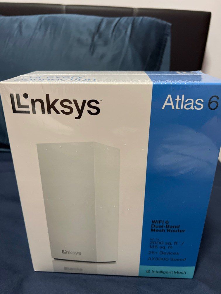 Linksys Atlas 6 AX3000 Wi-Fi 6 Dual Band Mesh Router, Computers & Tech, Office & Business ...