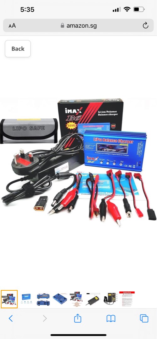Lipo Battery Balance Charger B6 80W 1S 6S Lilon Life NiCd NiMh Pb RC Battery Charging Discharge ...