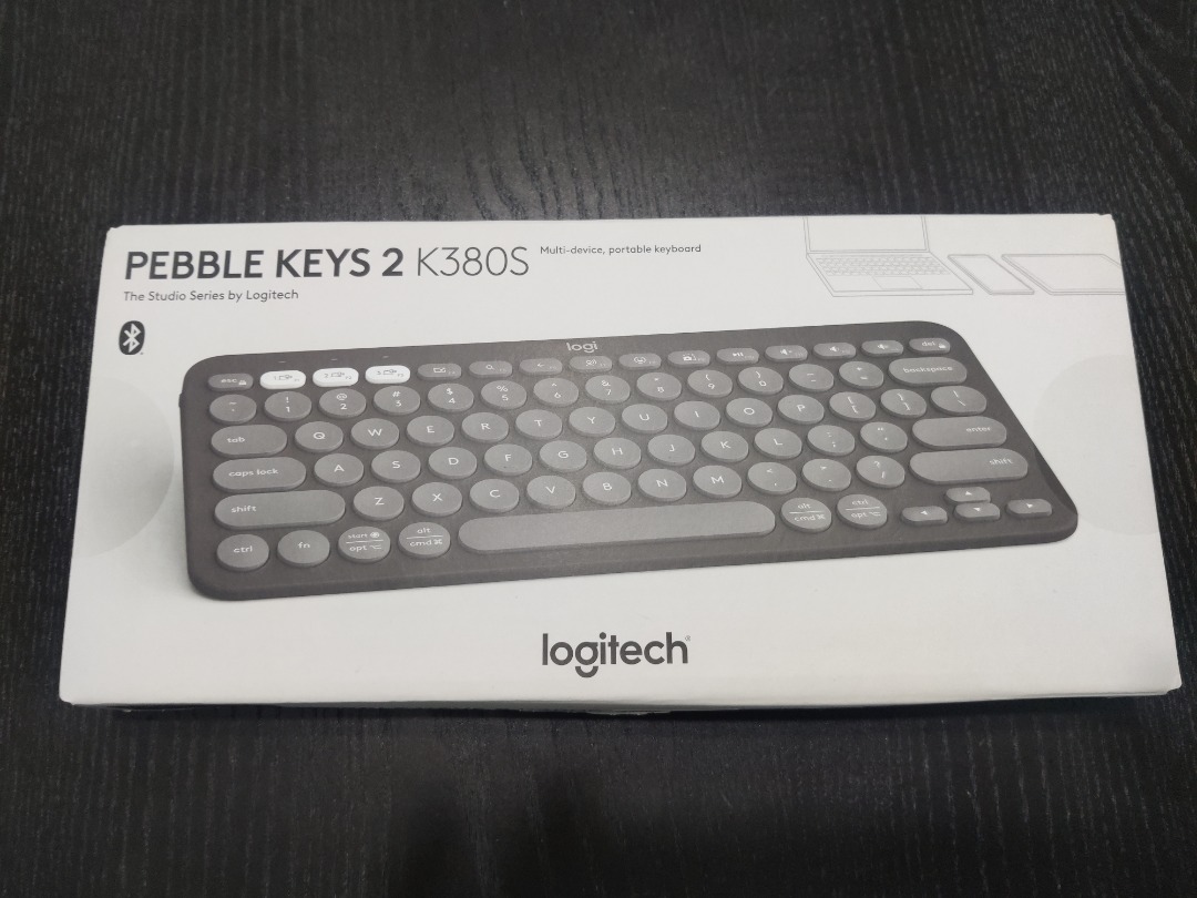 Logitech Pebble Keys 2 K380S Wireless Keyboard (Black), Computers ...