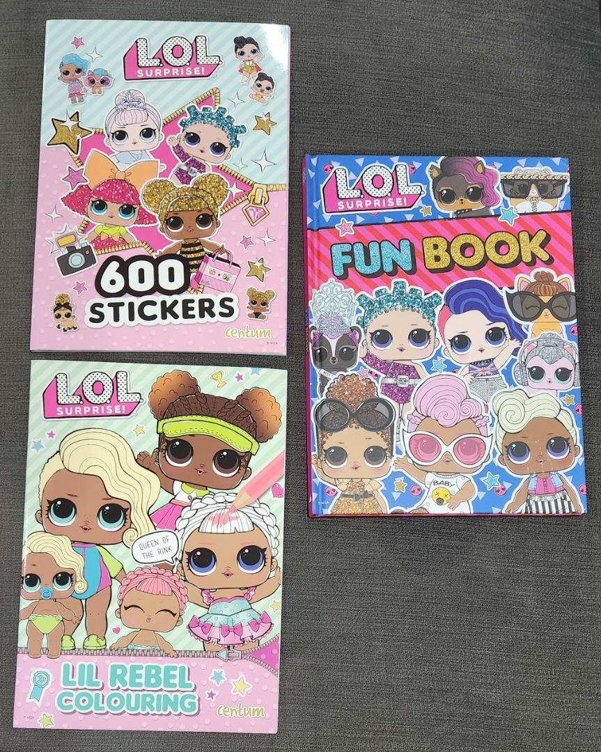 L.O.L. Surprise! Assorted Books Set (3 books), Hobbies & Toys, Books ...