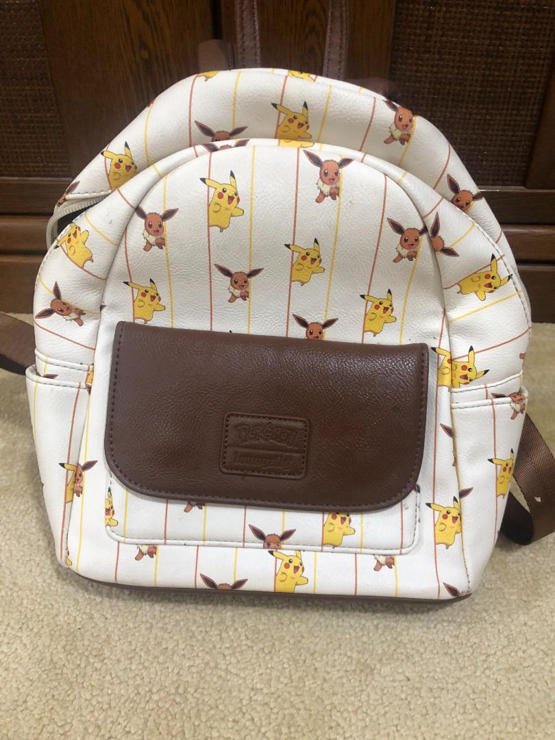 Loungefly x Pokemon PIKACHU and EEVEE Mini Backpack, Women's Fashion ...