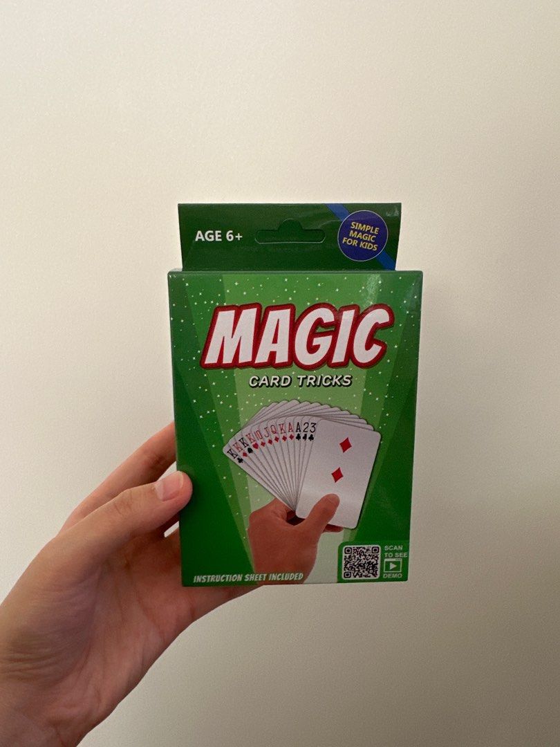 Magic Card Tricks for Kids, Hobbies & Toys, Toys & Games on Carousell