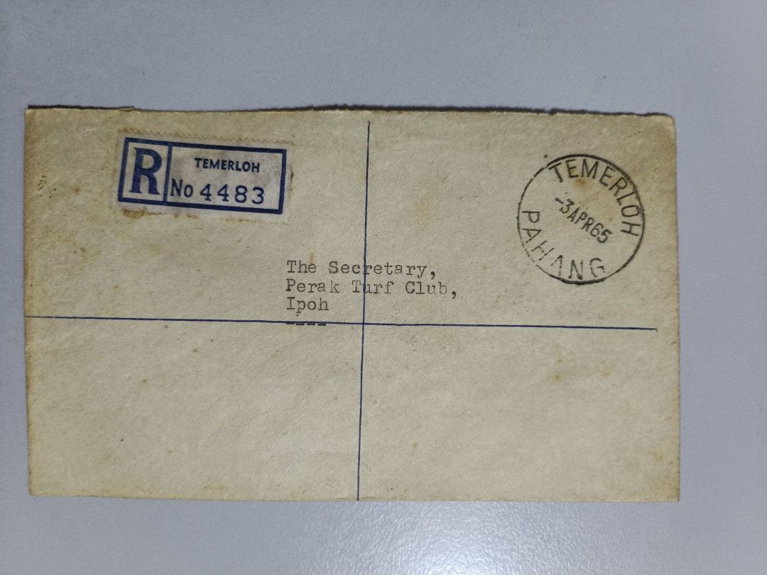 Malaysia registered Envelope 4483, Hobbies & Toys, Memorabilia ...