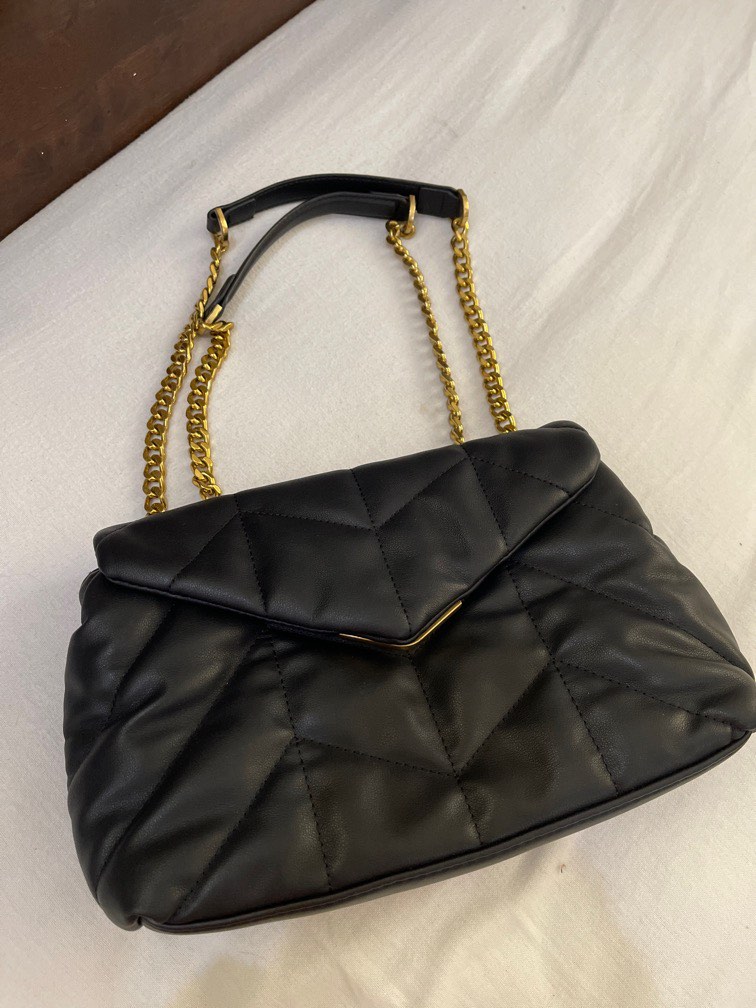 MANGO 2-way quilted chain bag, Women's Fashion, Bags & Wallets ...
