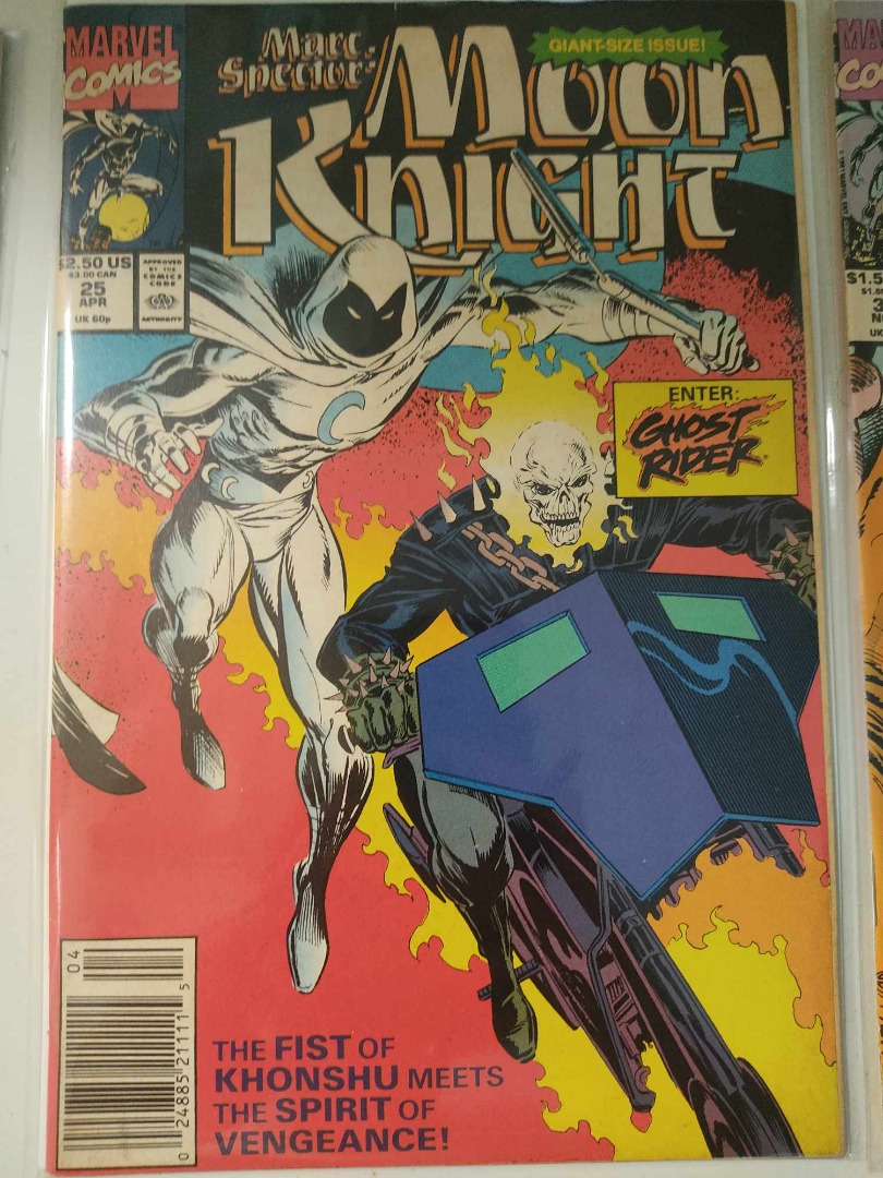 Marc Spector Moon Knight (1989) #25 COMIC BOOK AUTHENTIC VINTAGE RARE ...