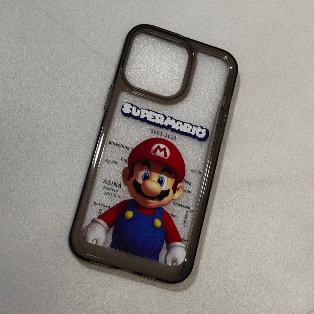 Mario-themed phone case for Samsung S22 Ultra and iPhone 14 Pro Max ...