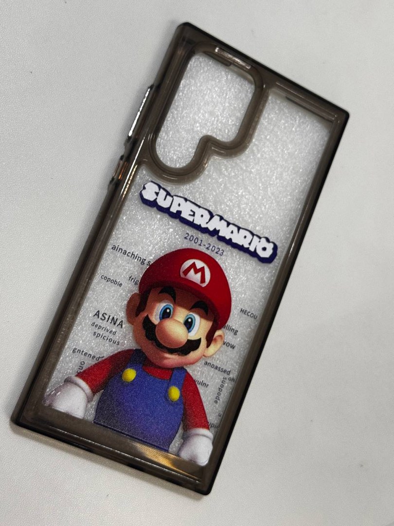 Mario-themed phone case for Samsung S22 Ultra and iPhone 14 Pro Max ...