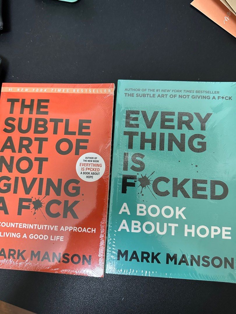 Mark Manson books, Hobbies & Toys, Books & Magazines, Fiction & Non ...