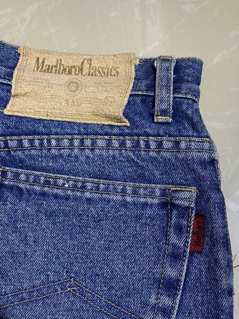 MARLBORO CLASSIC PANTS, Men's Fashion, Bottoms, Jeans on Carousell