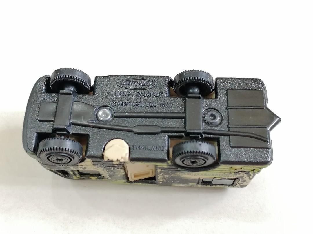 Matchbox 2009 Battle Kings: Jungle Attack Camper Truck - Matte Black ...